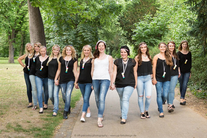 Junggesellinnenabschied-Fotoshooting in Würzburg